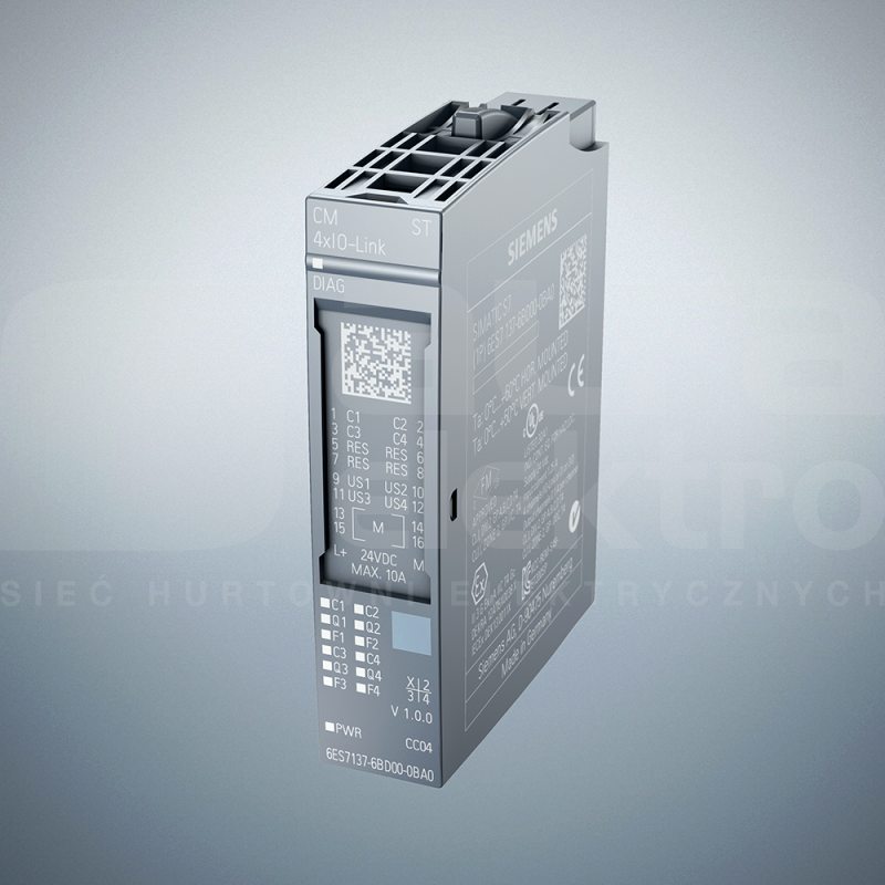 SIMATIC ET 200SP CM IO-LINK MASTER Moduł komunikacji szeregowej - Sonepar SIMATIC ET 200SP CM IO-LINK MASTER Moduł komunikacji szeregowej - Sonepar