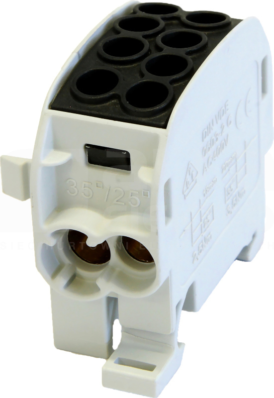 ScB 35-Al/Cu czarny Blok rozdzielczy dystrybucyjny Al/Cu SIMBLOCK ...